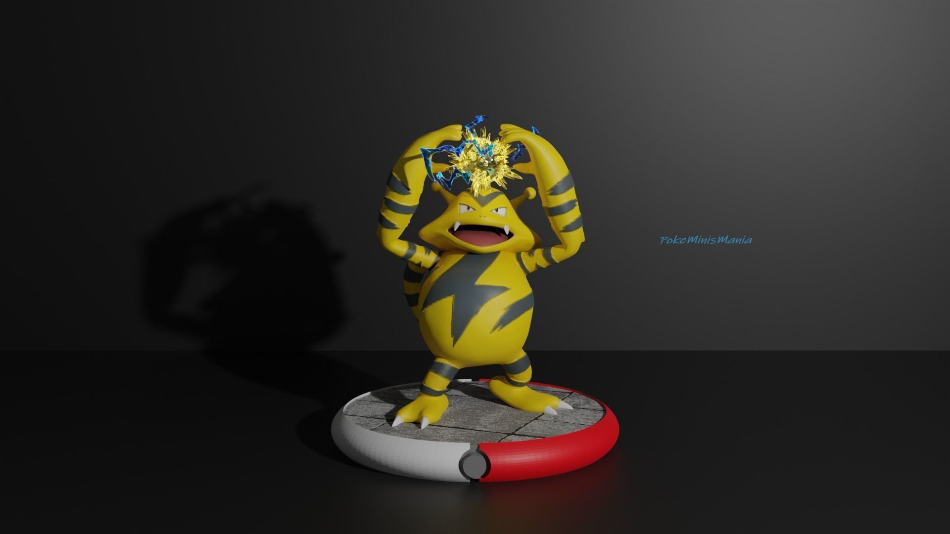 Electabuzz pokemon 3D print model 3D model 3D printable | CGTrader