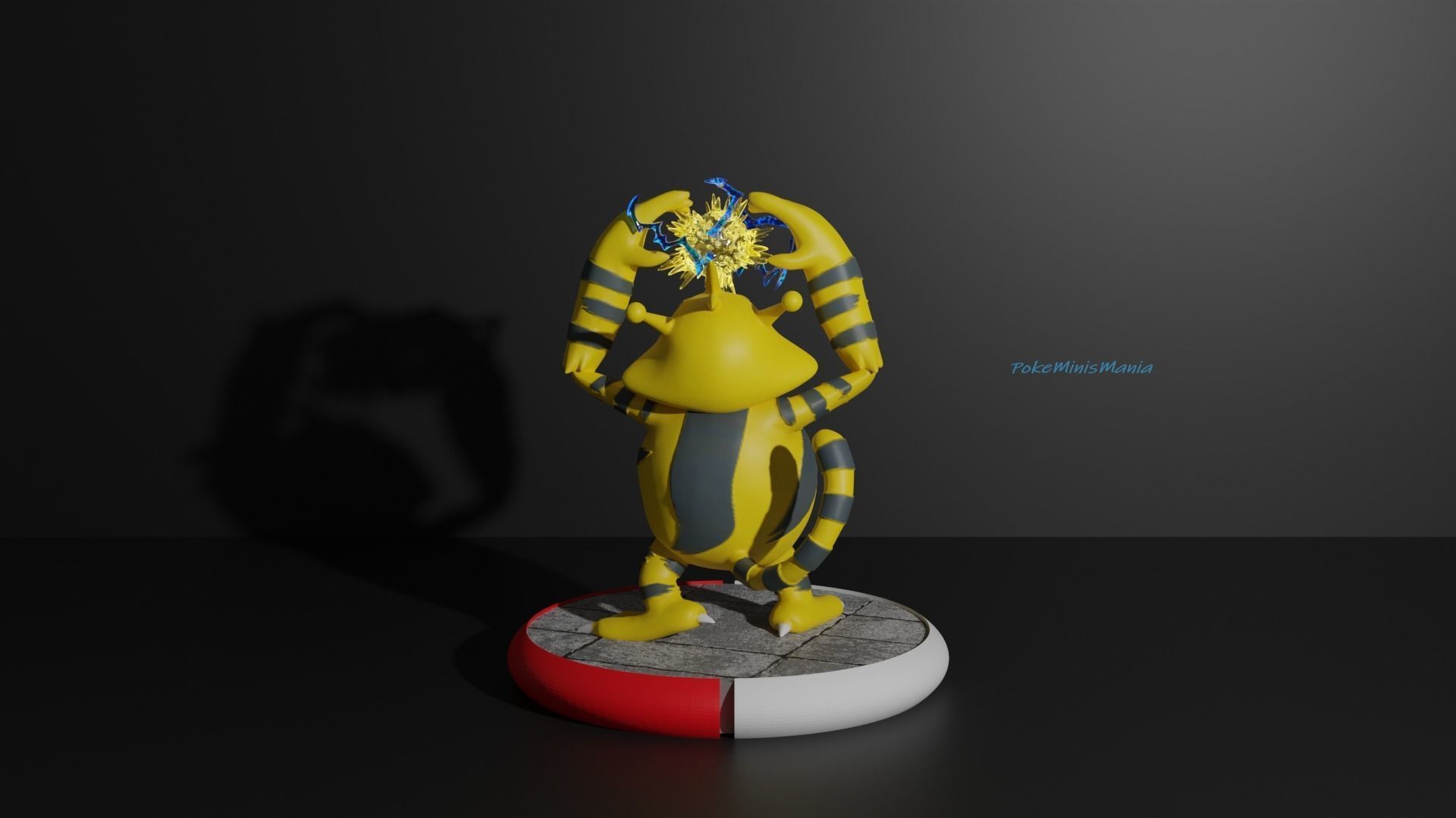 Electabuzz pokemon 3D print model 3D model 3D printable | CGTrader