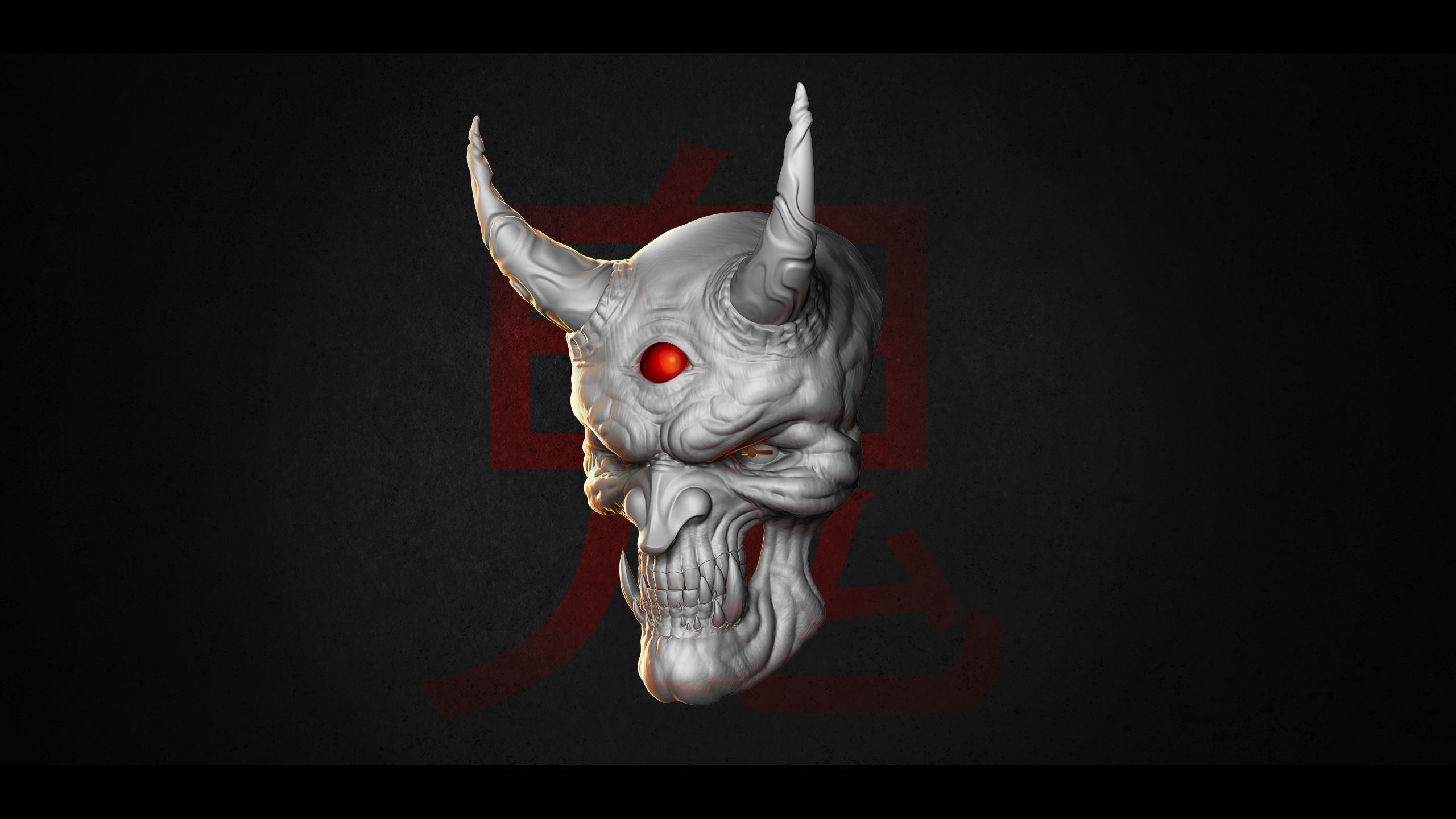 Hannya Oni mask 3D model 3D printable | CGTrader