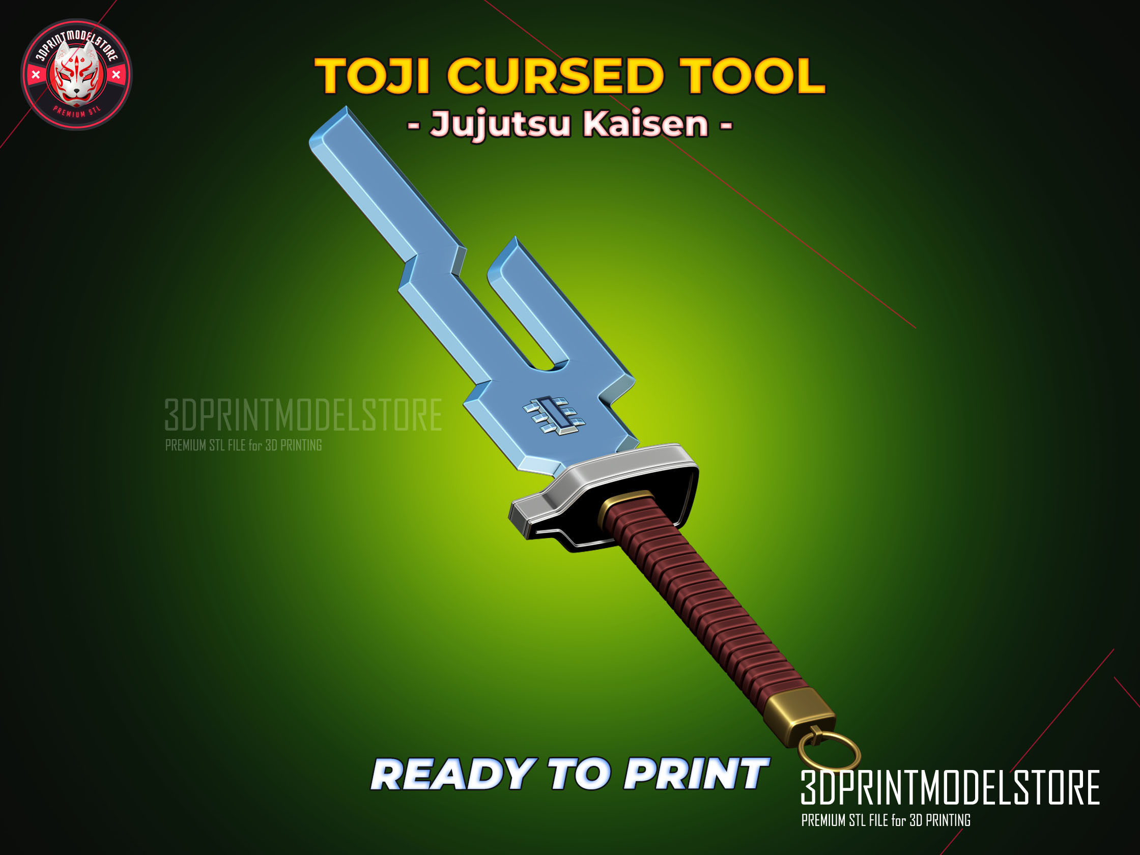Jujutsu Kaisen - Toji Cursed Tool Weapon 3D model 3D printable | CGTrader
