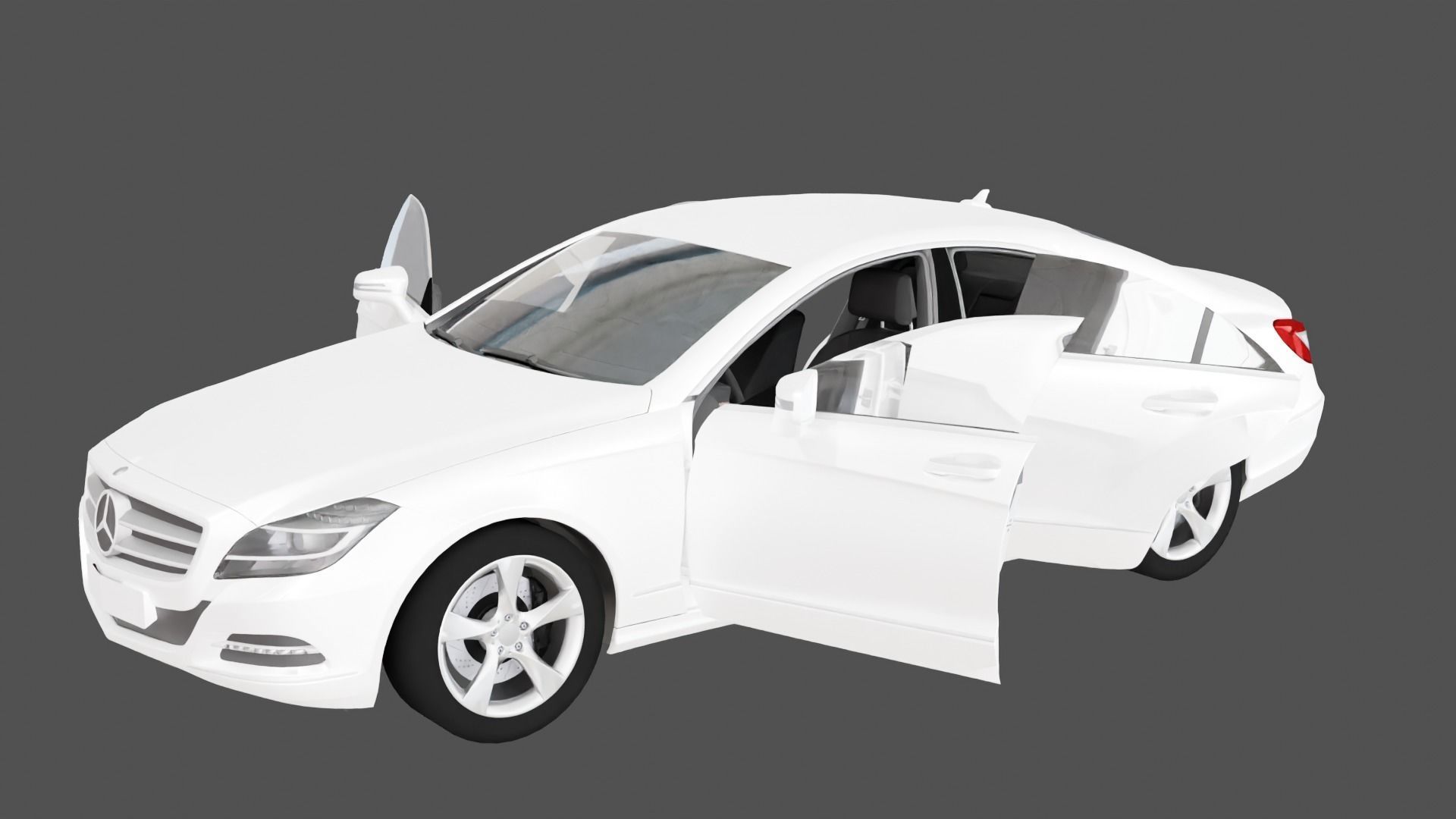 3D model Mercedes Benz car model 3d VR / AR / low-poly | CGTrader