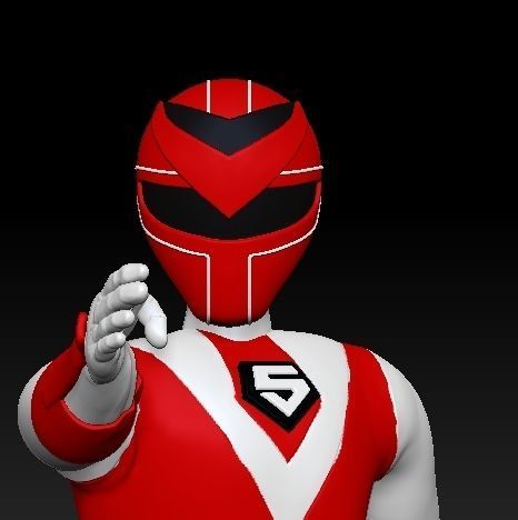 Maskman red 3d model 3D model 3D printable | CGTrader