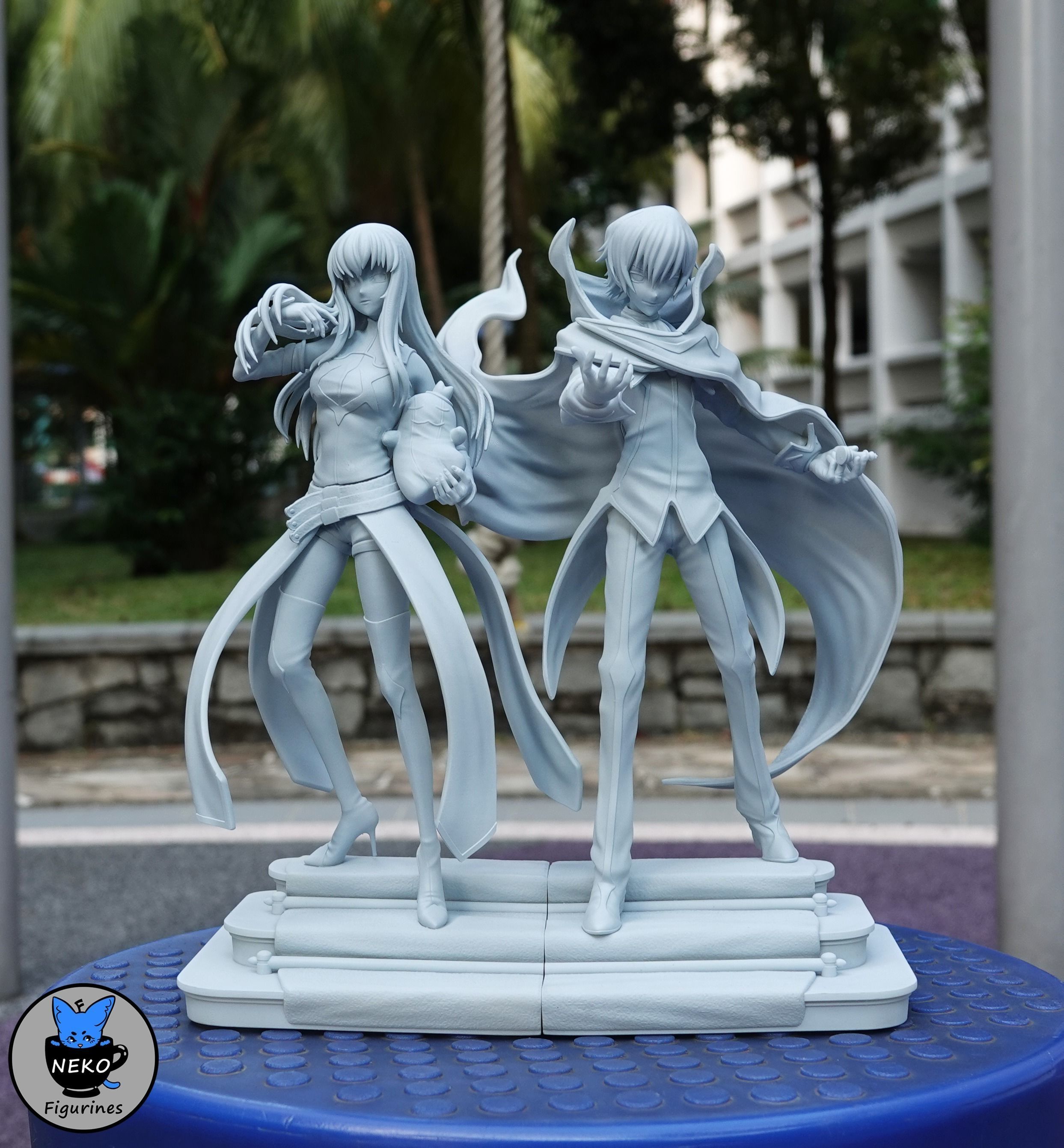 Lelouch and CC - Code Geass Anime Figurine for 3D printing 3D model 3D ...