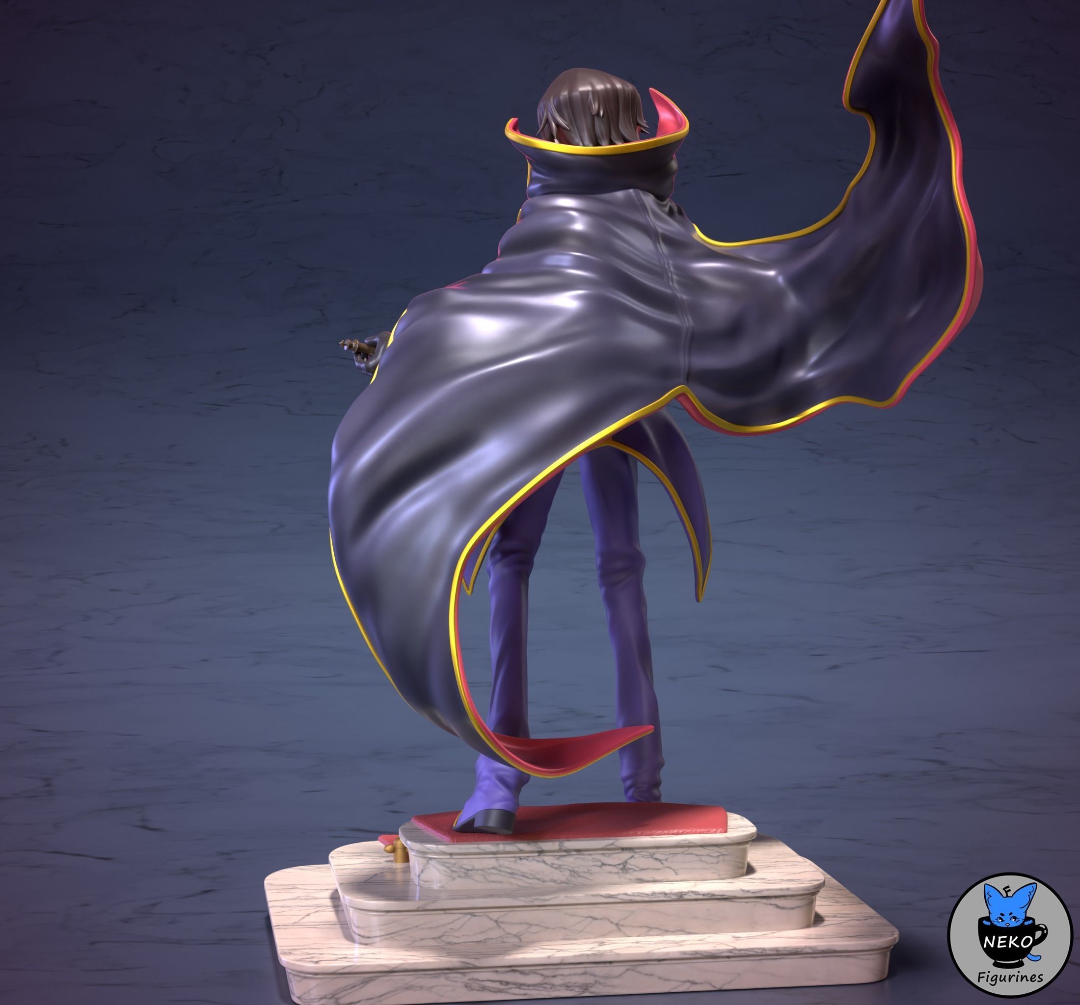 Lelouch and CC - Code Geass Anime Figurine for 3D printing 3D model 3D ...