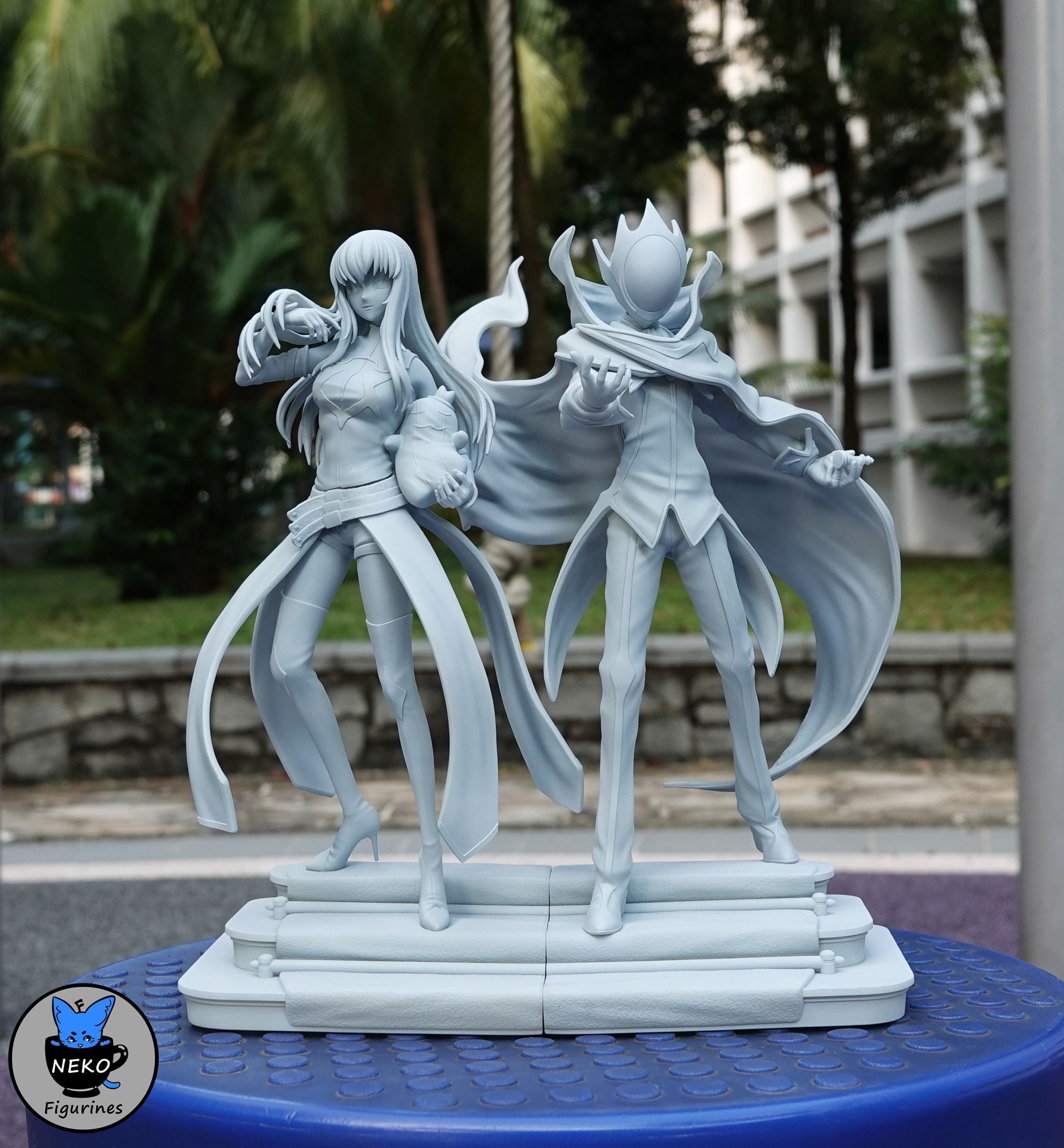 Lelouch and CC - Code Geass Anime Figurine for 3D printing 3D model 3D ...