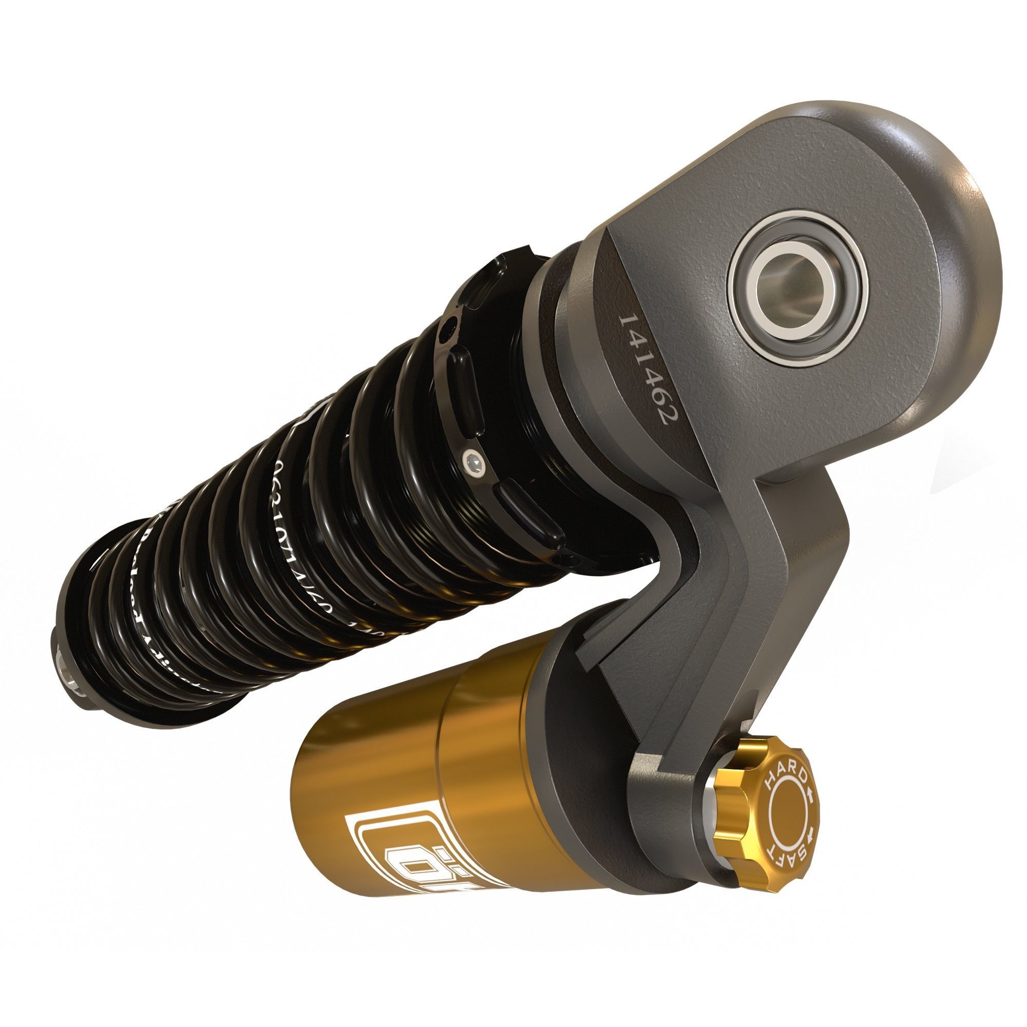 OHLINS BLACKLINE PIGGYBACK SHOCKS 3D model | CGTrader