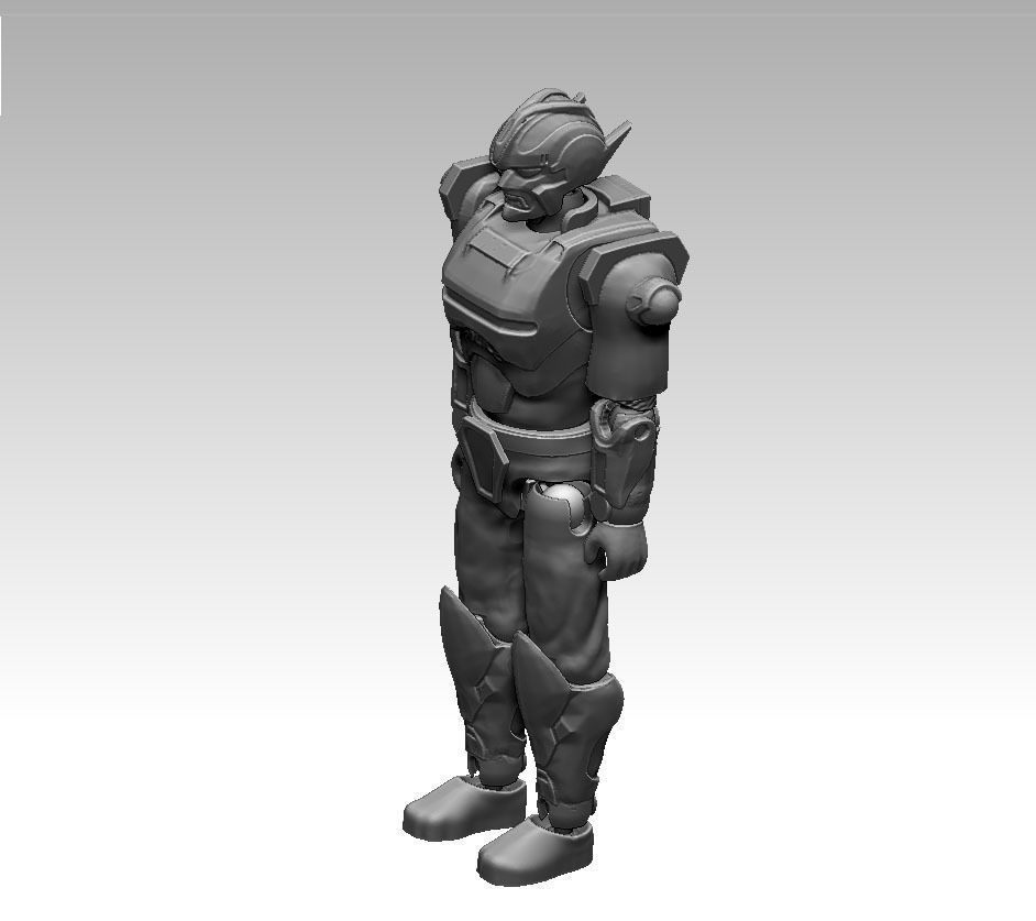 Cybercop Jupiter - ARTICULATED ACTION FIGURE 100mm 3D model 3D ...