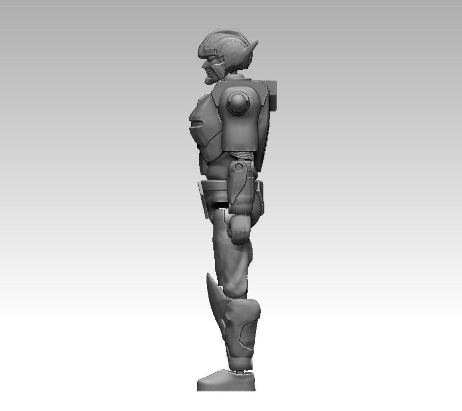 Cybercop Jupiter - ARTICULATED ACTION FIGURE 100mm 3D model 3D ...