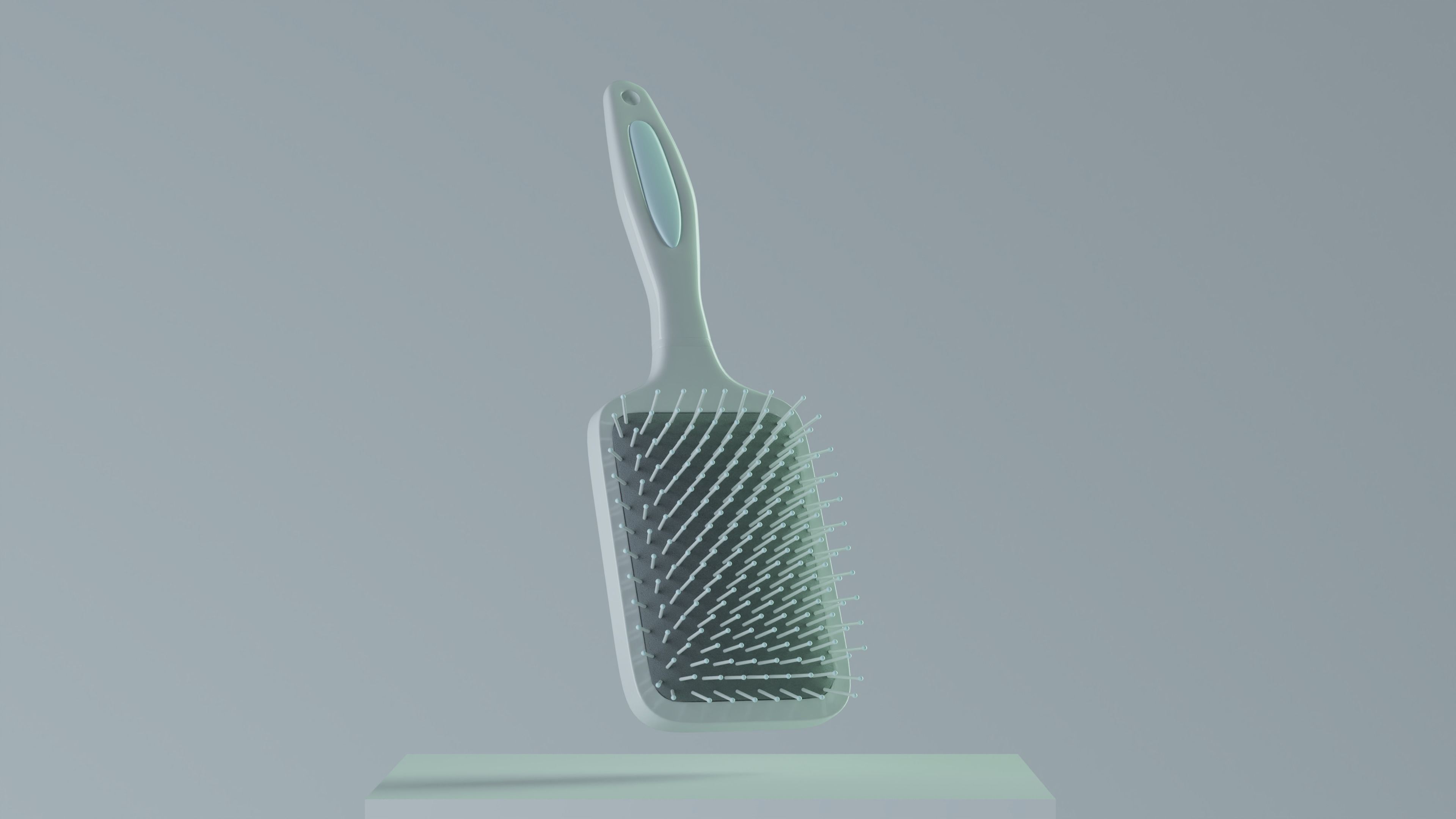 Rectangle Hair Brush 3D model | CGTrader