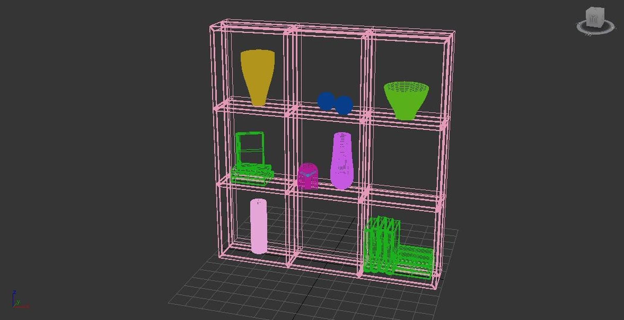 Decorative Modern Cabinet Paint 3D model | CGTrader