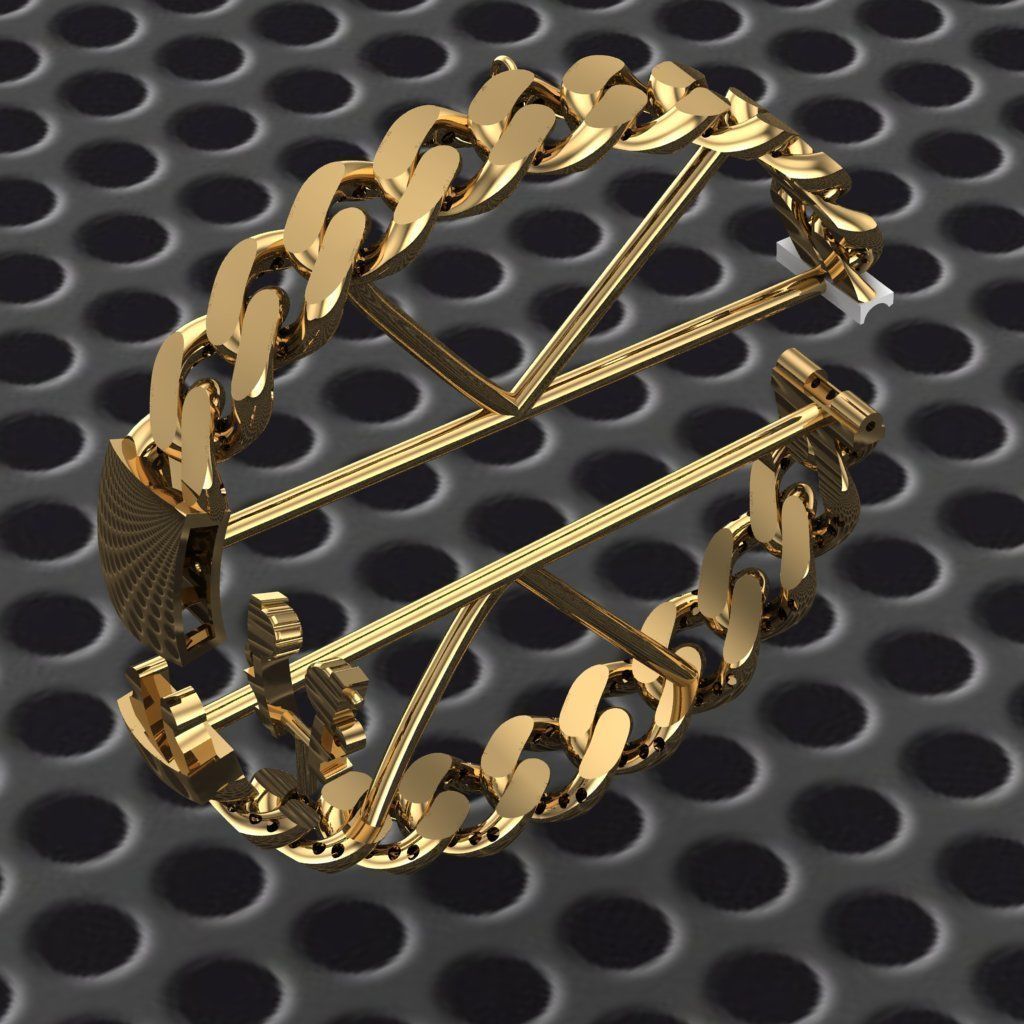 10 MM CUBAN LINK CHAIN FOR BRACELET 3D model 3D printable | CGTrader
