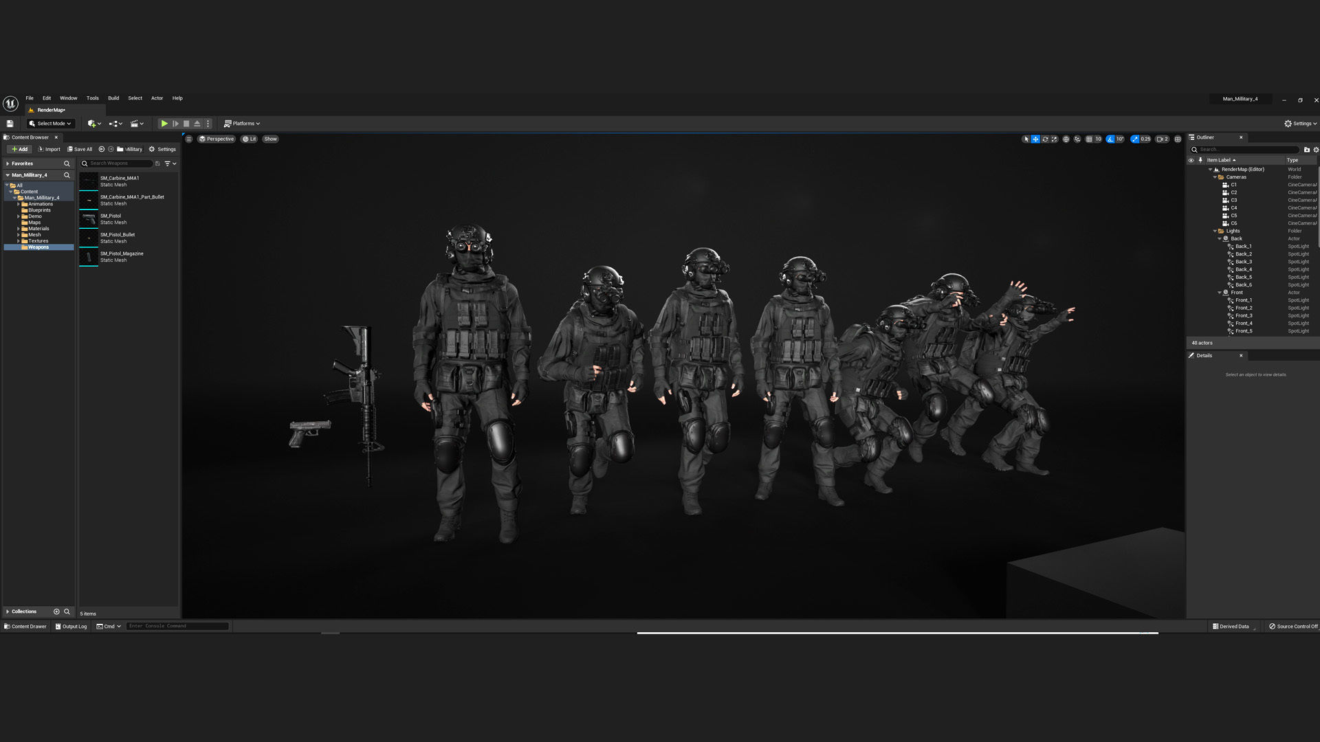 3D Model Collection Mens Military Uniforms VR / AR / low-poly | CGTrader