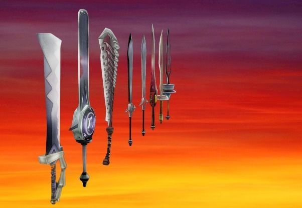 3d Model Swords Assest Pack Vr Ar Low Poly Cgtrader 3592