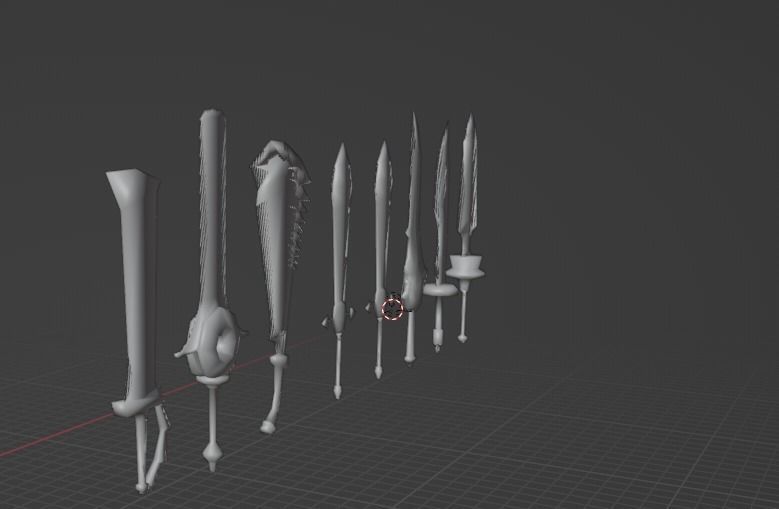 3D model Swords Assest Pack VR / AR / low-poly | CGTrader