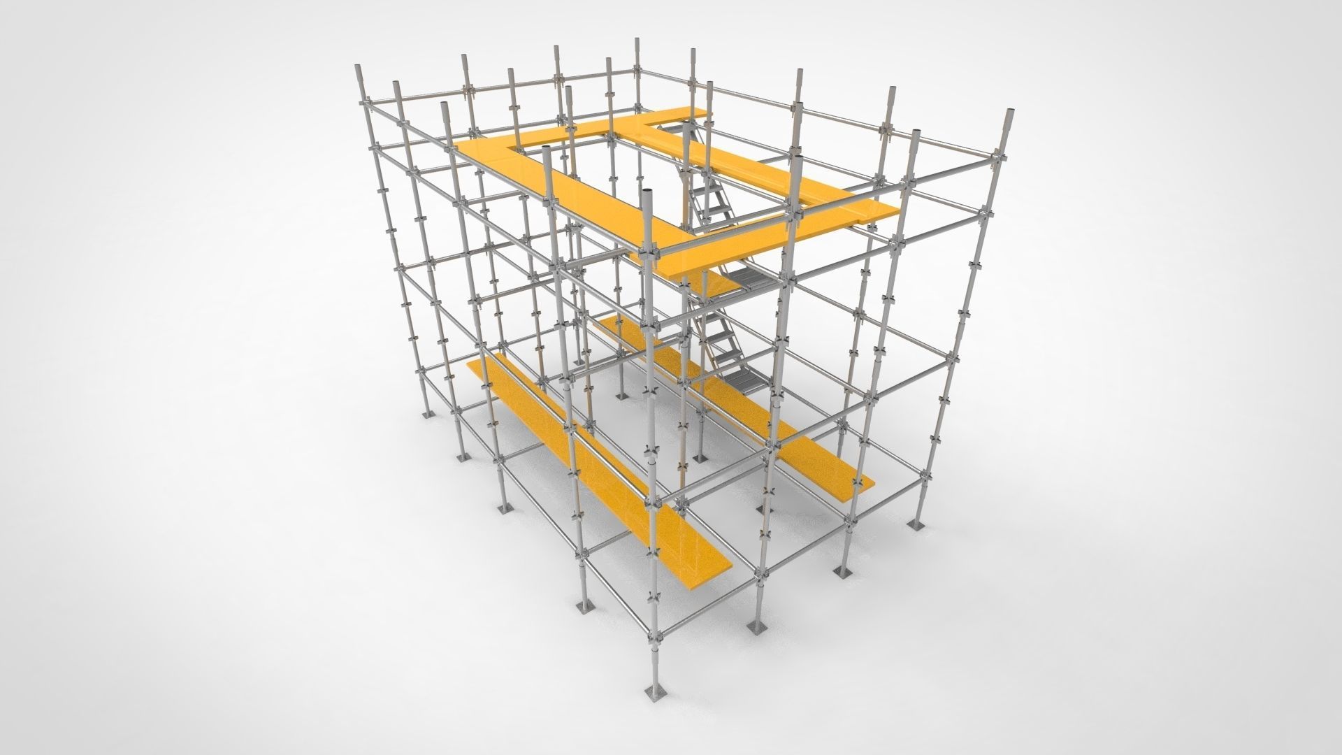 Scaffolding X 3D model | CGTrader