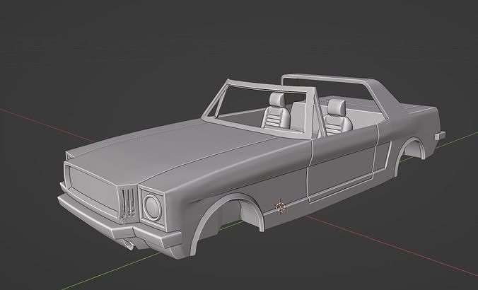 pole position car 3D model 3D printable | CGTrader