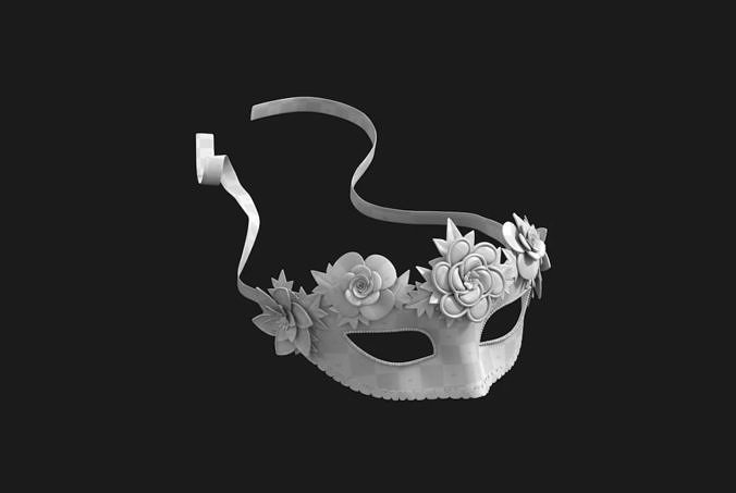 3D model Carnival Mask VR / AR / low-poly | CGTrader