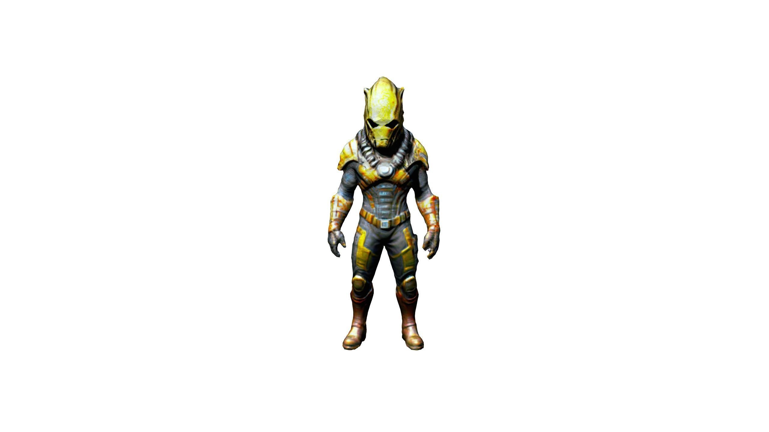 Warrior Alien 3D Model - Extraterrestrial Battle Commander 3D model ...