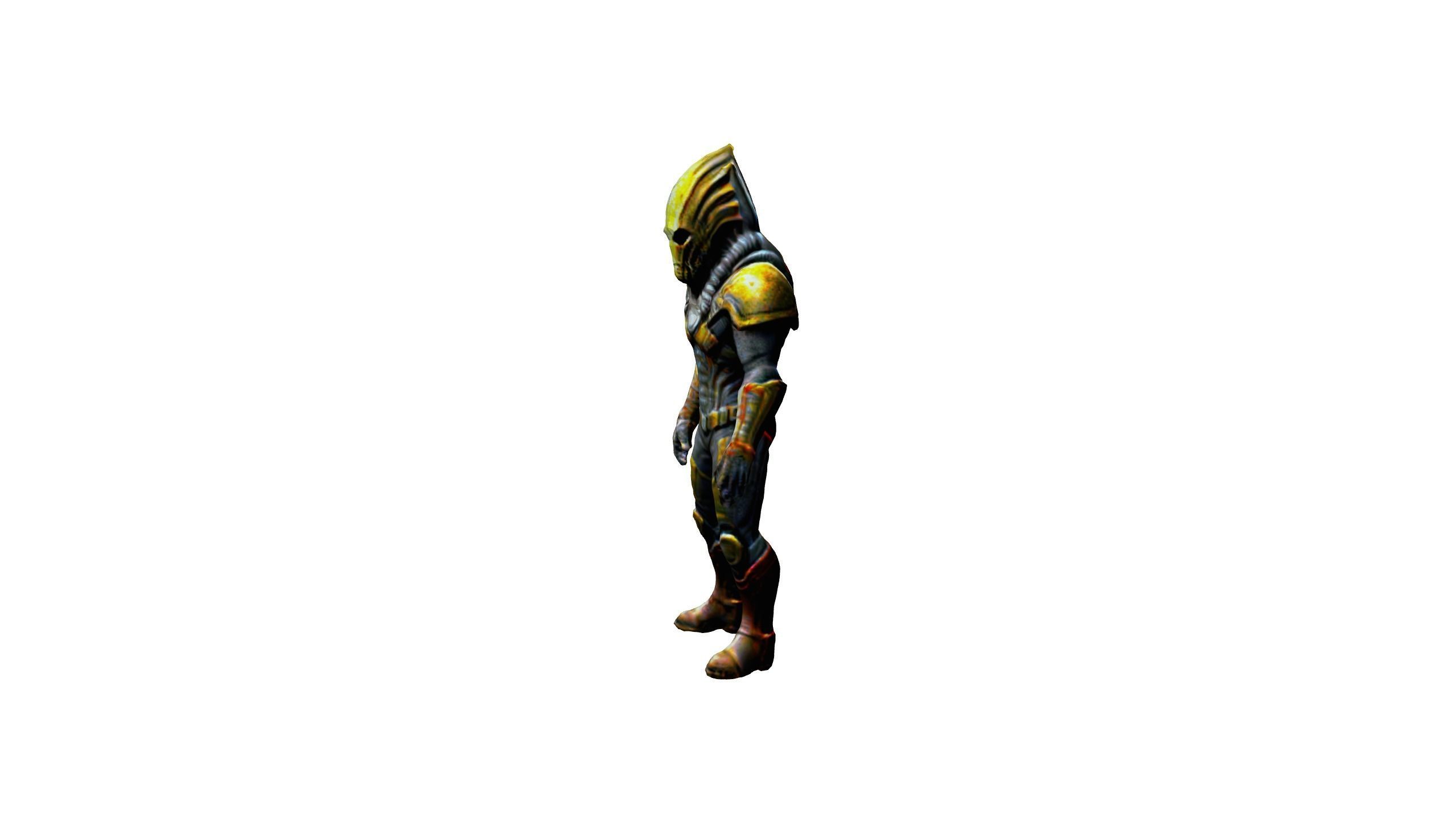 Warrior Alien 3D Model - Extraterrestrial Battle Commander 3D model ...