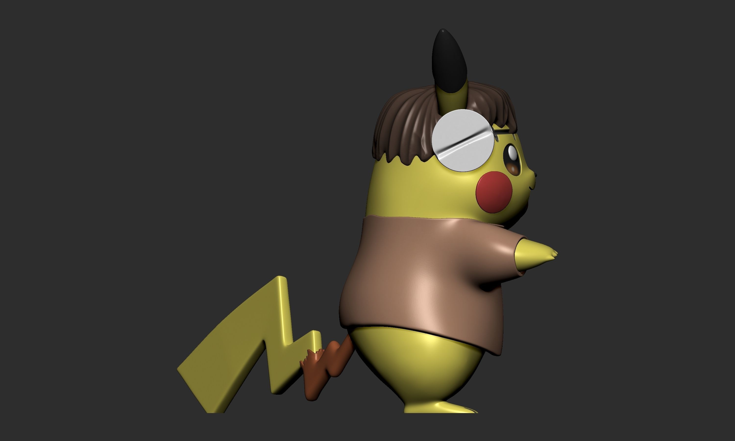Pokemon - Pikachu Frankenstein Halloween 3D model 3D printable | CGTrader