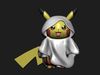Pokemon - Pikachu Ghost Halloween 3D model 3D printable | CGTrader