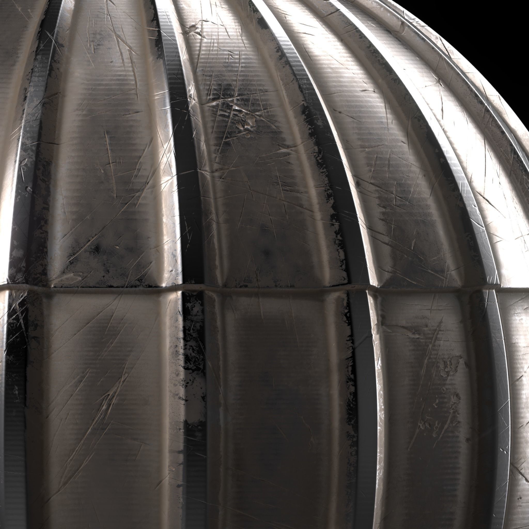 Texture Roof Tile Materials 91- Metal Roofing By Sbsar Seamless Pbr 4k ...