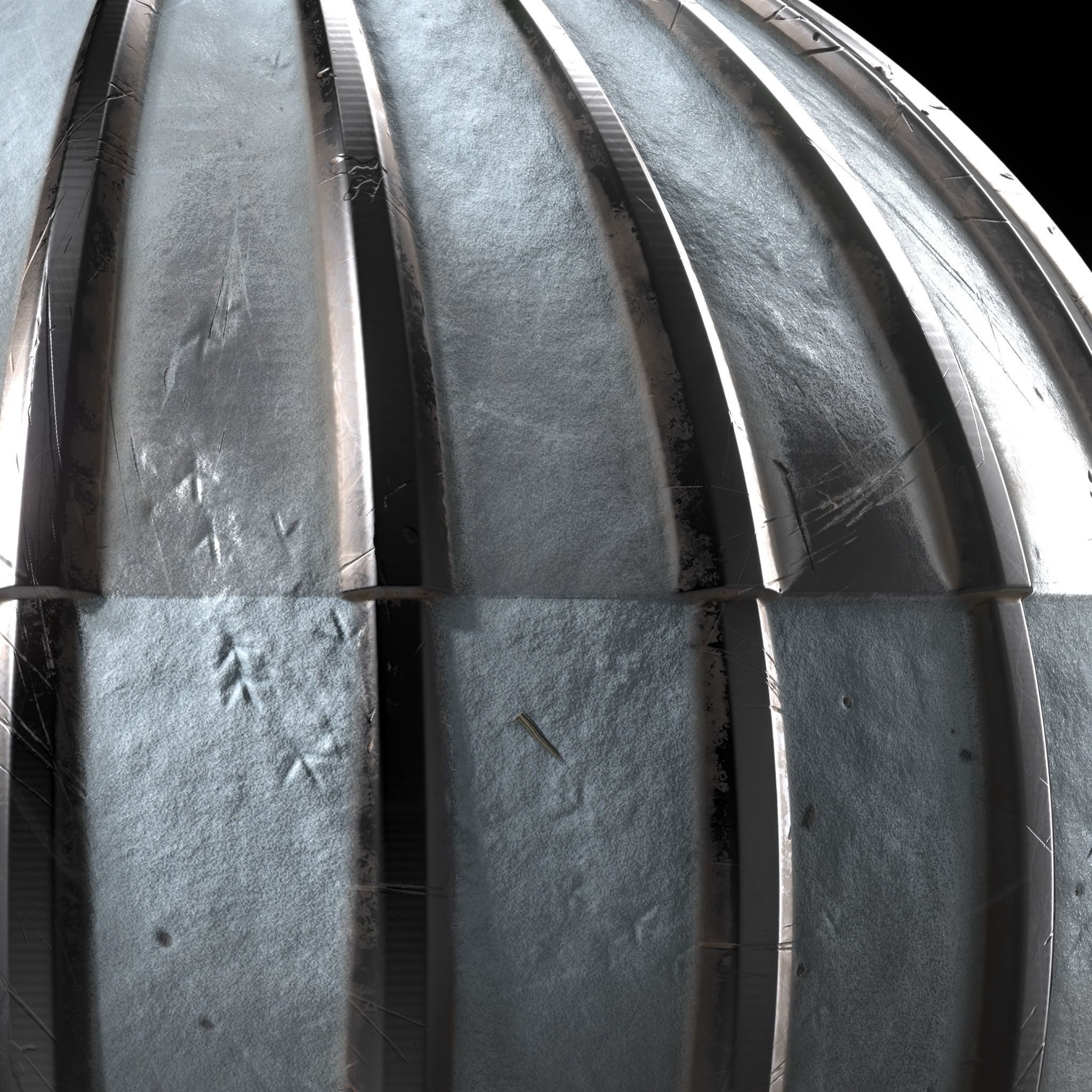 Texture Roof Tile Materials 91- Metal Roofing By Sbsar Seamless Pbr 4k ...