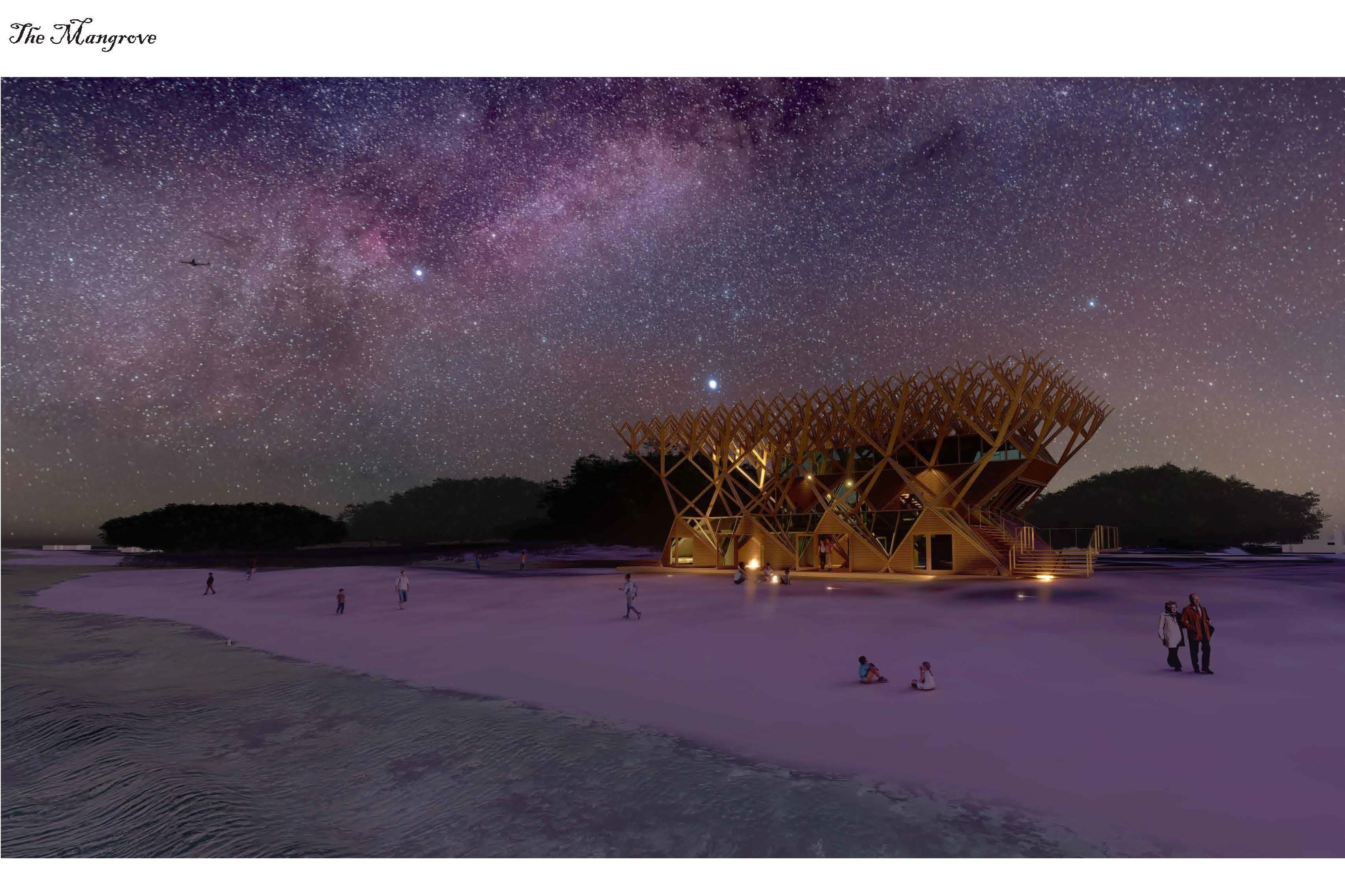 THE MANGROVE - COMPLEX NETWORK OF STRUCTURAL ELEMENTS - REVIT 3D model ...