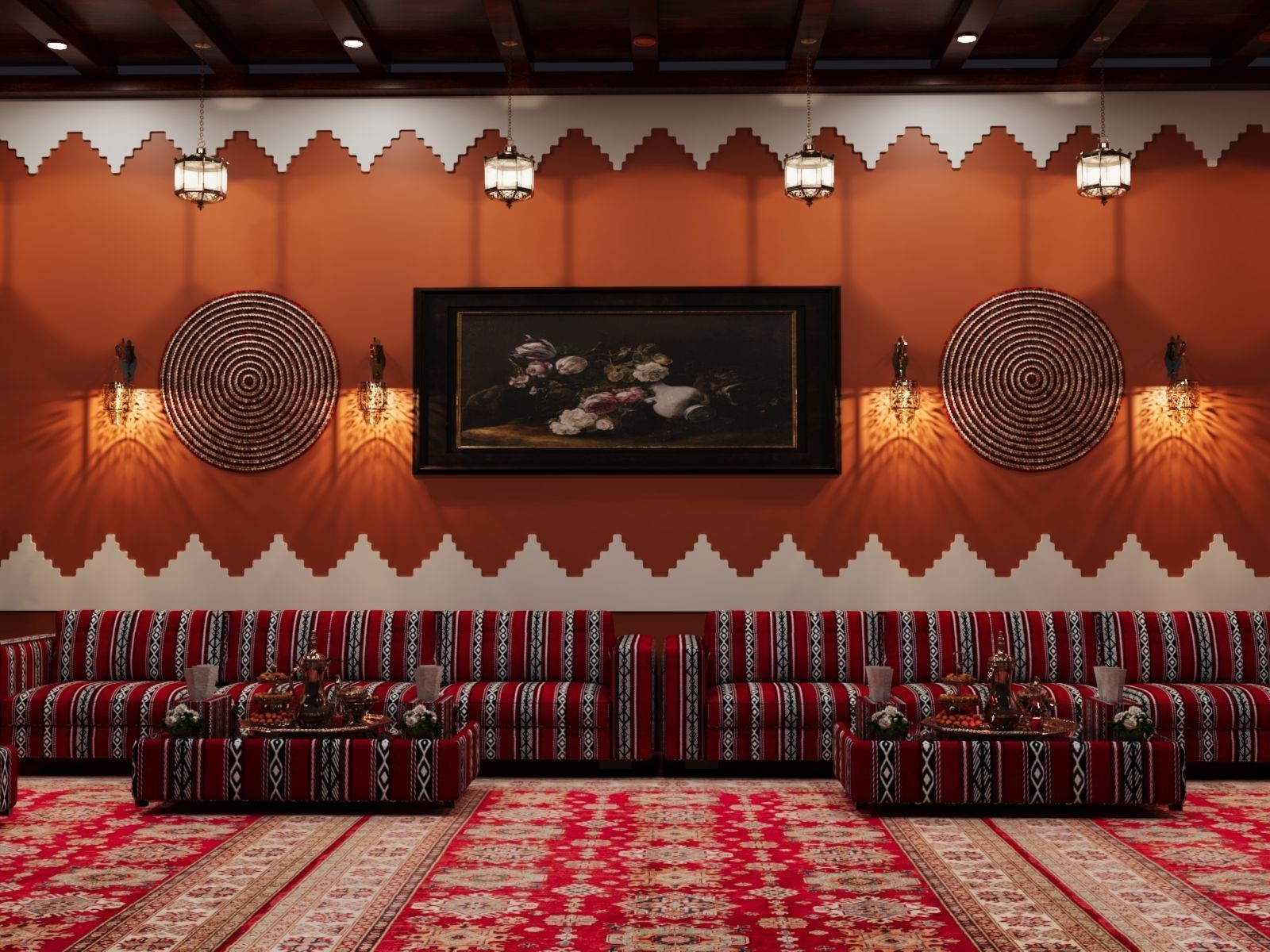 Najdi style council 3D model | CGTrader