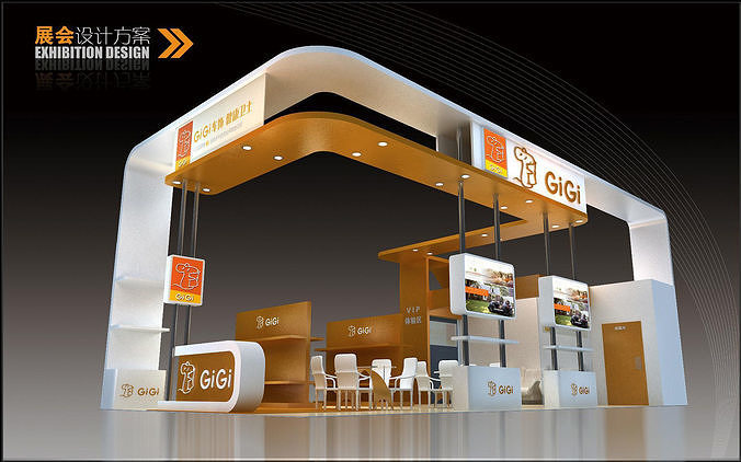 Exhibition - Area - 12X6-3DMAX2009-011 3D model | CGTrader