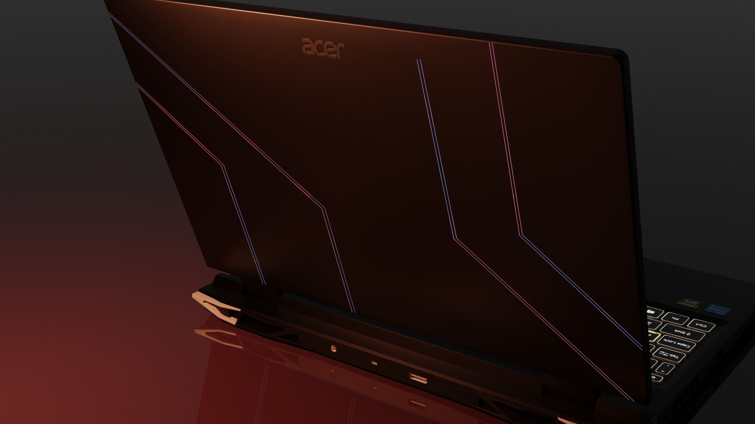 Laptop Acer Nitro 5 Tiger 3D model 3D model | CGTrader