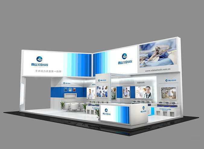 Exhibition - Area - 12X6-3DMAX2009-71 3D model | CGTrader