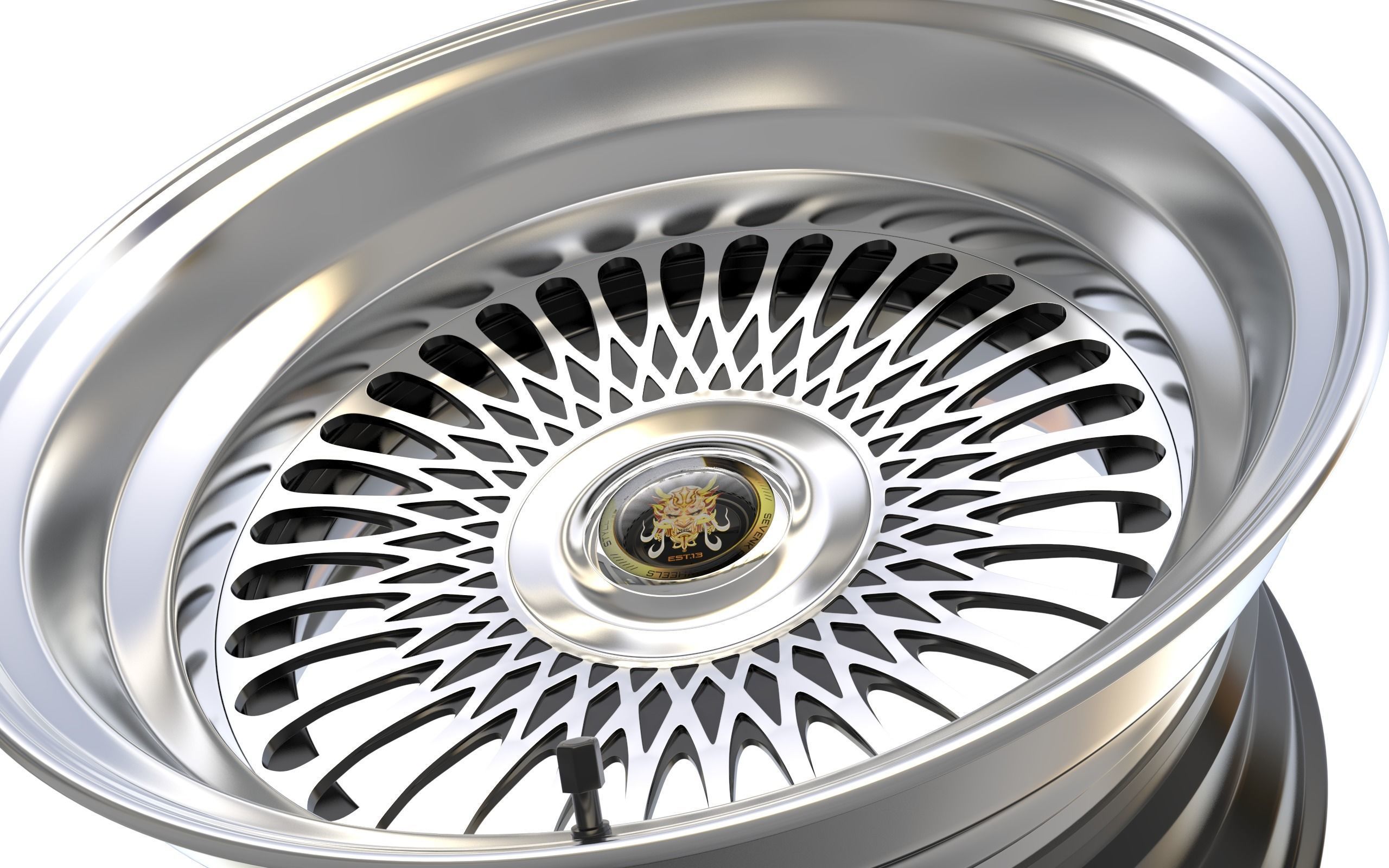 SEVENK FORGED KADI Wheel 3D model | CGTrader