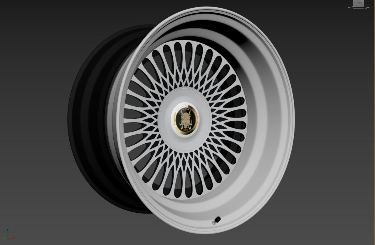 SEVENK FORGED KADI Wheel 3D model | CGTrader