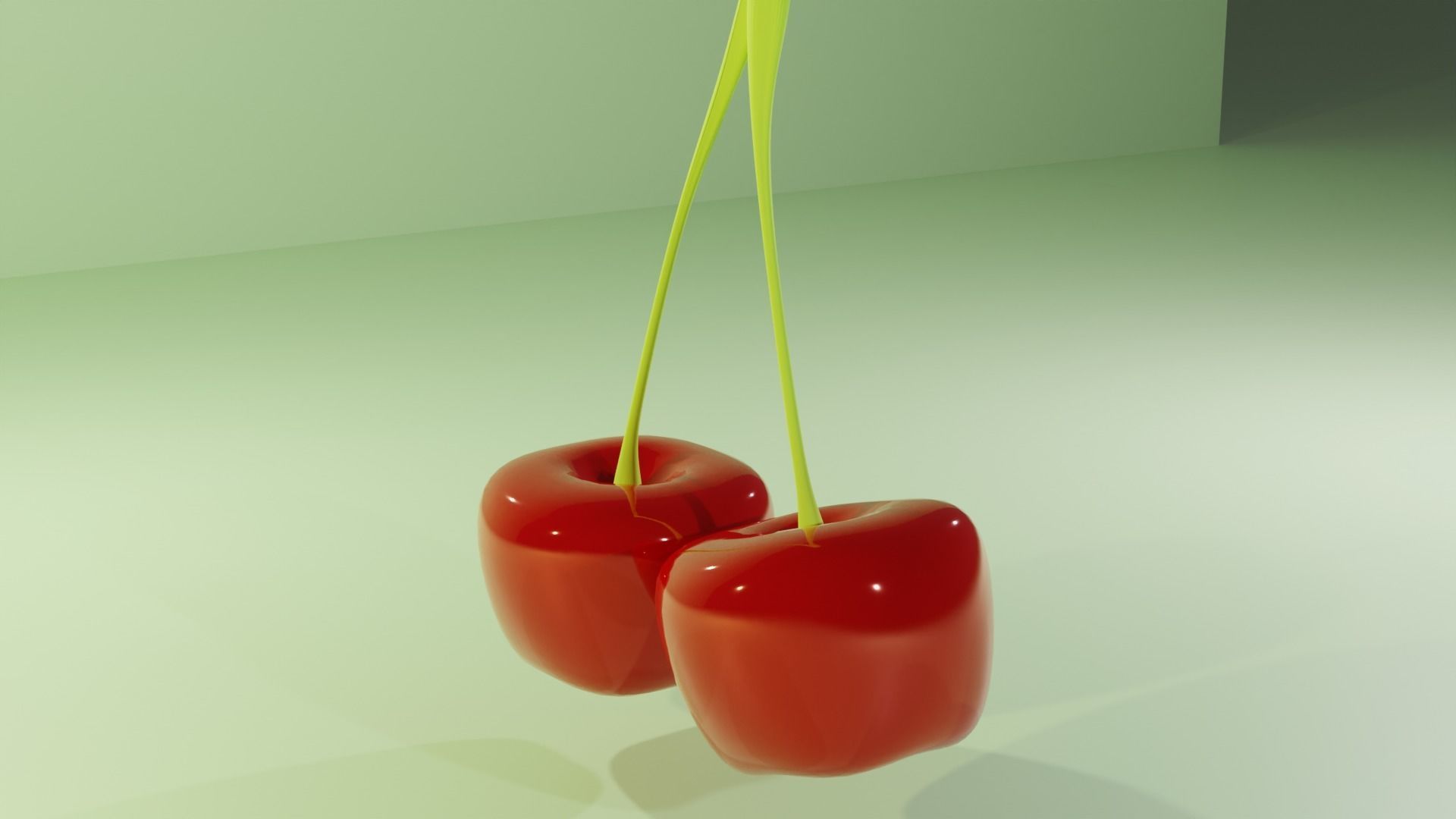 Red Cherries free 3D model | CGTrader