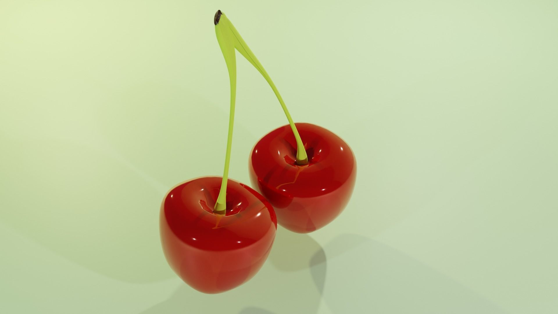 Red Cherries free 3D model | CGTrader