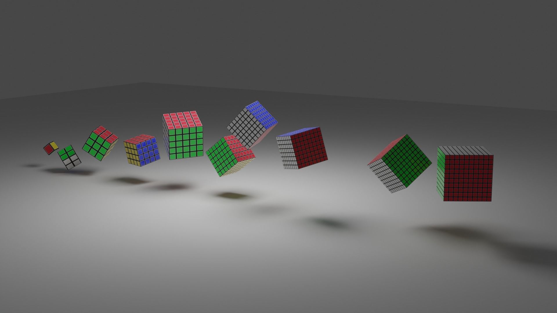 Rubiks Cube Collection free VR / AR / low-poly 3D model | CGTrader