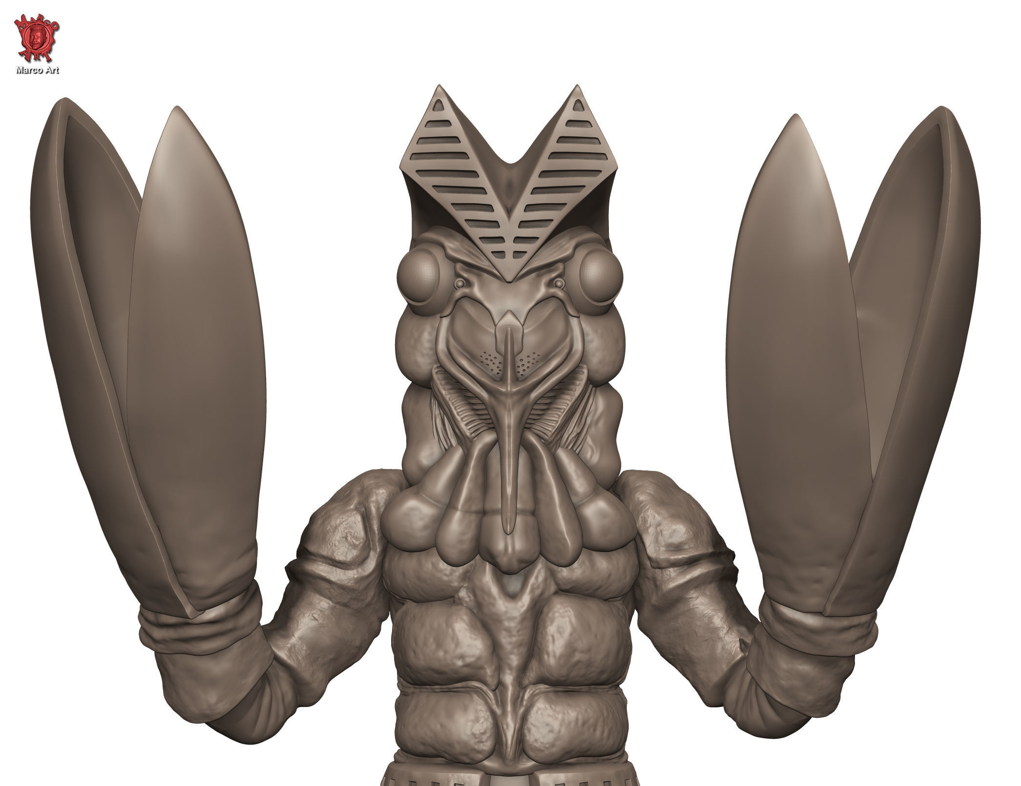 Baltan-seijin 3D stl file 3D model 3D printable | CGTrader