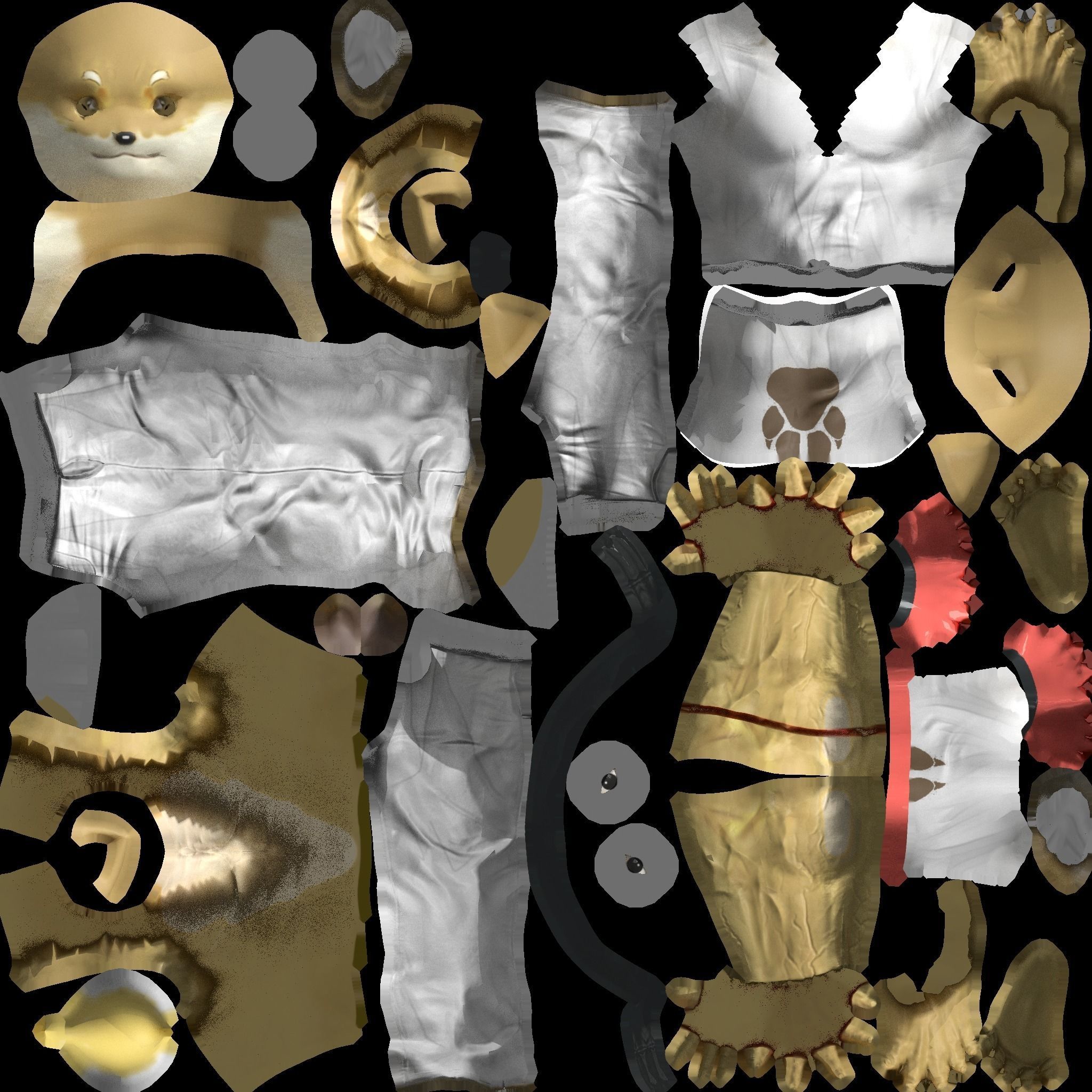 3D model Stylised fighter Game Ready 3D model - UE5 Low-poly 3D model ...