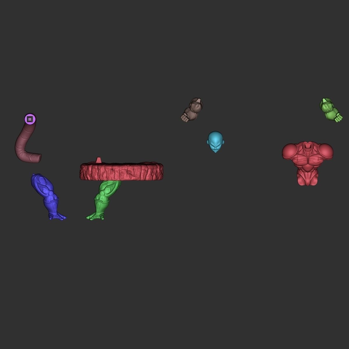 Dragonball Z Freezer 3D model 3D printable | CGTrader