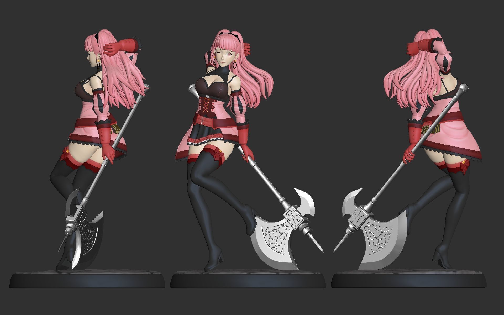 Hilda Fire Emblem 3d Model 3d Printable Cgtrader 2699