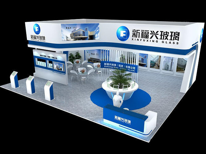 Exhibition - Area - 13X11-3DMAX2009-05 3D model | CGTrader