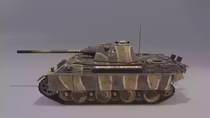 3D model Panther G Tank VR / AR / low-poly | CGTrader