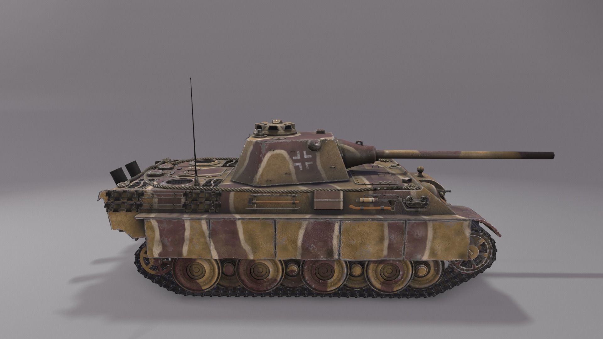 3D model Panther F Tank VR / AR / low-poly | CGTrader
