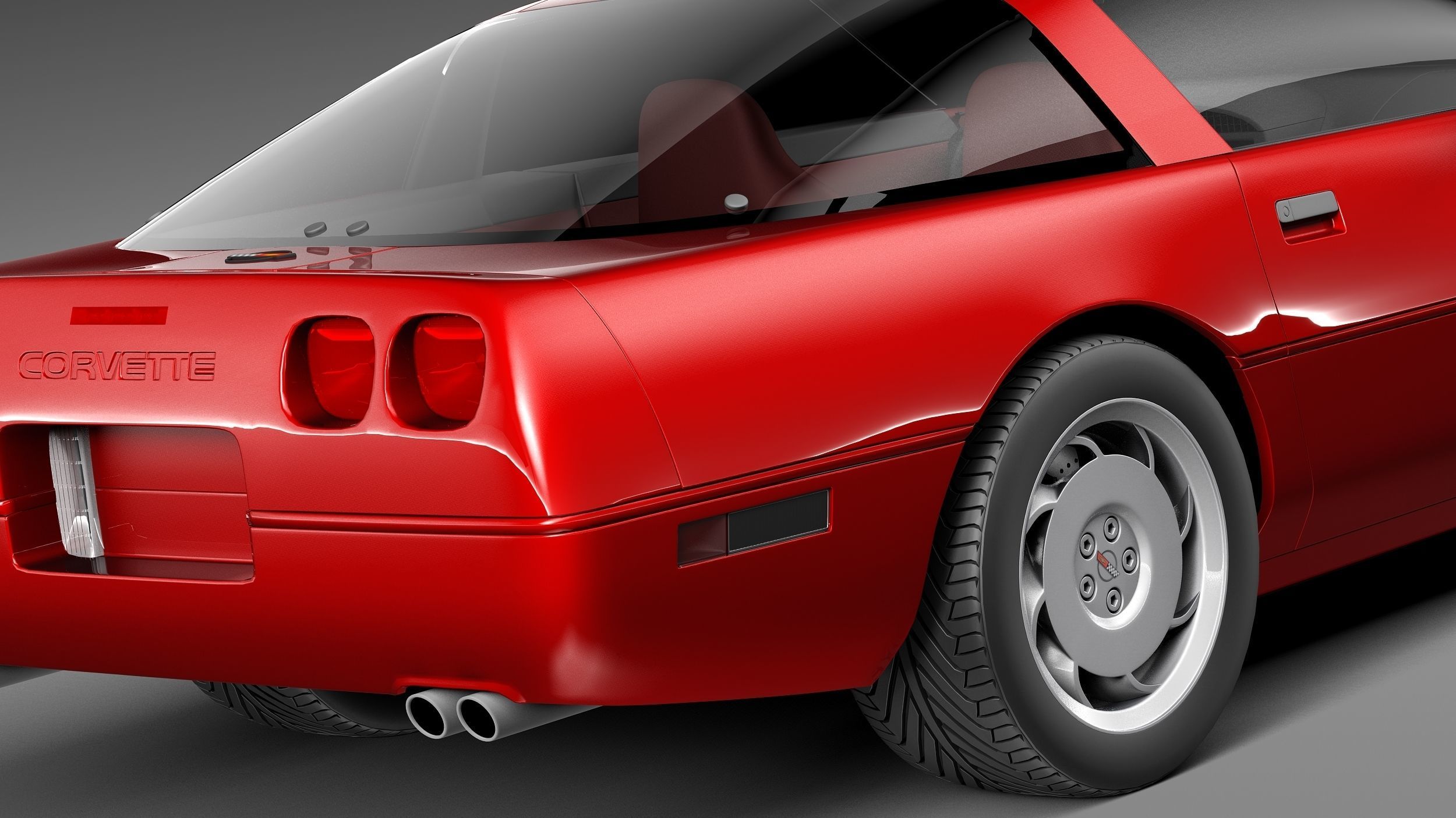 Chevrolet Corvette C4 ZR1 3D model | CGTrader