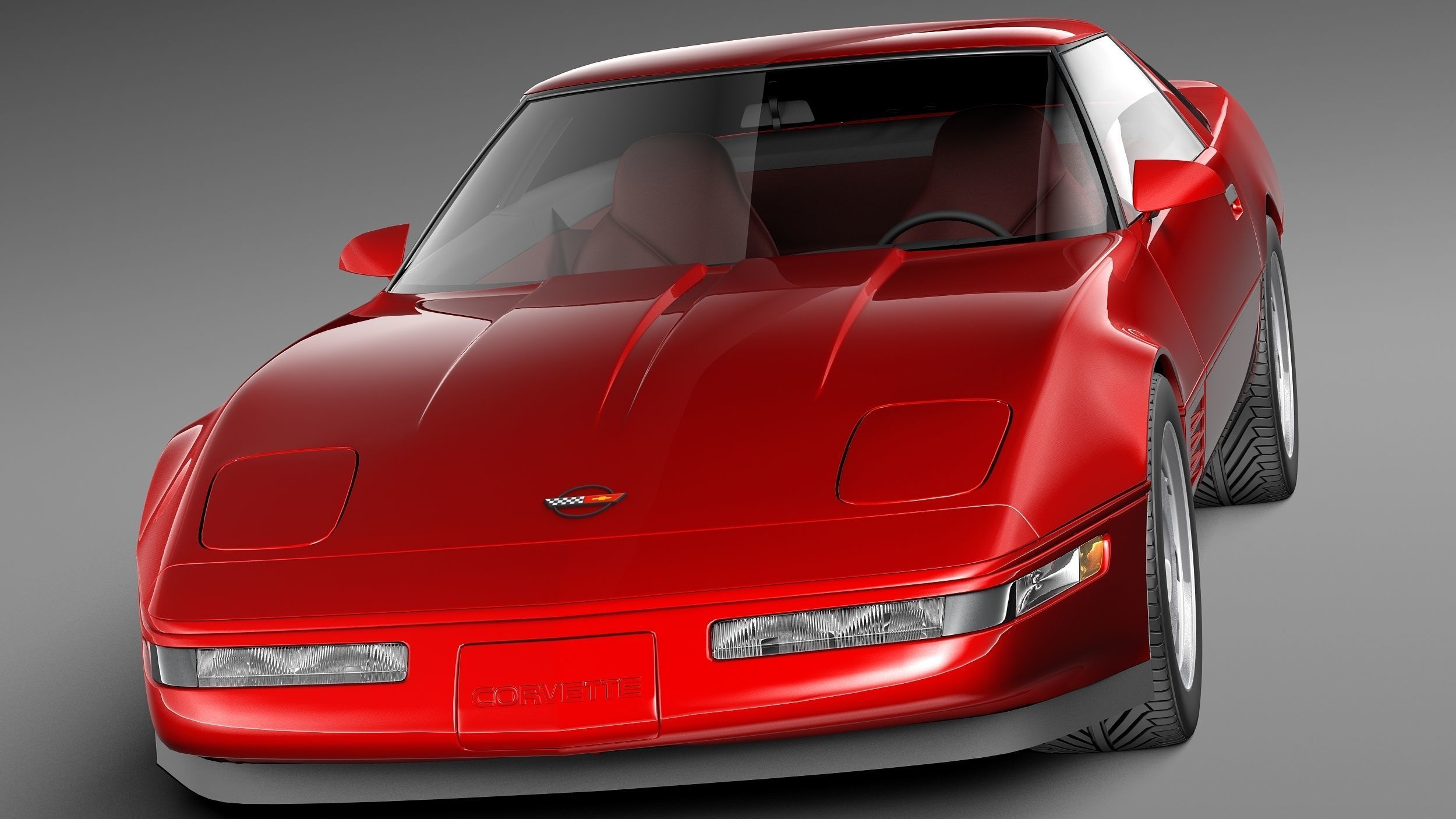 Chevrolet Corvette C4 ZR1 3D model | CGTrader