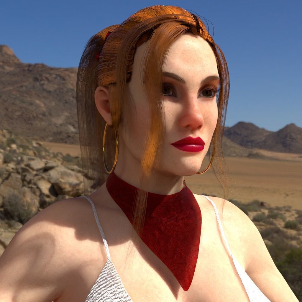 Valeria girl 3d for videogames and animations free 3D model 3D ...