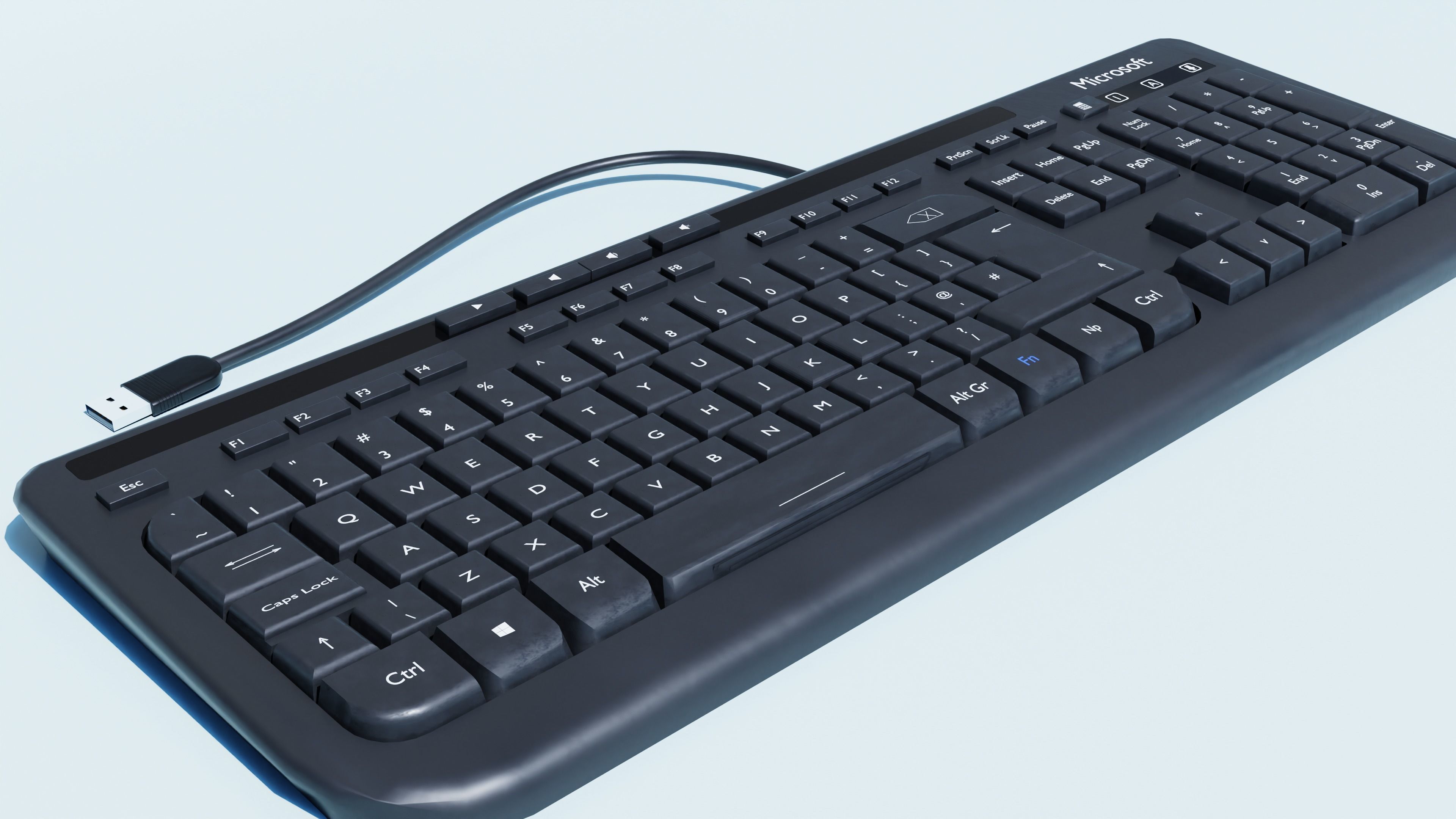 Keyboard Realistic 3D model 3D printable | CGTrader