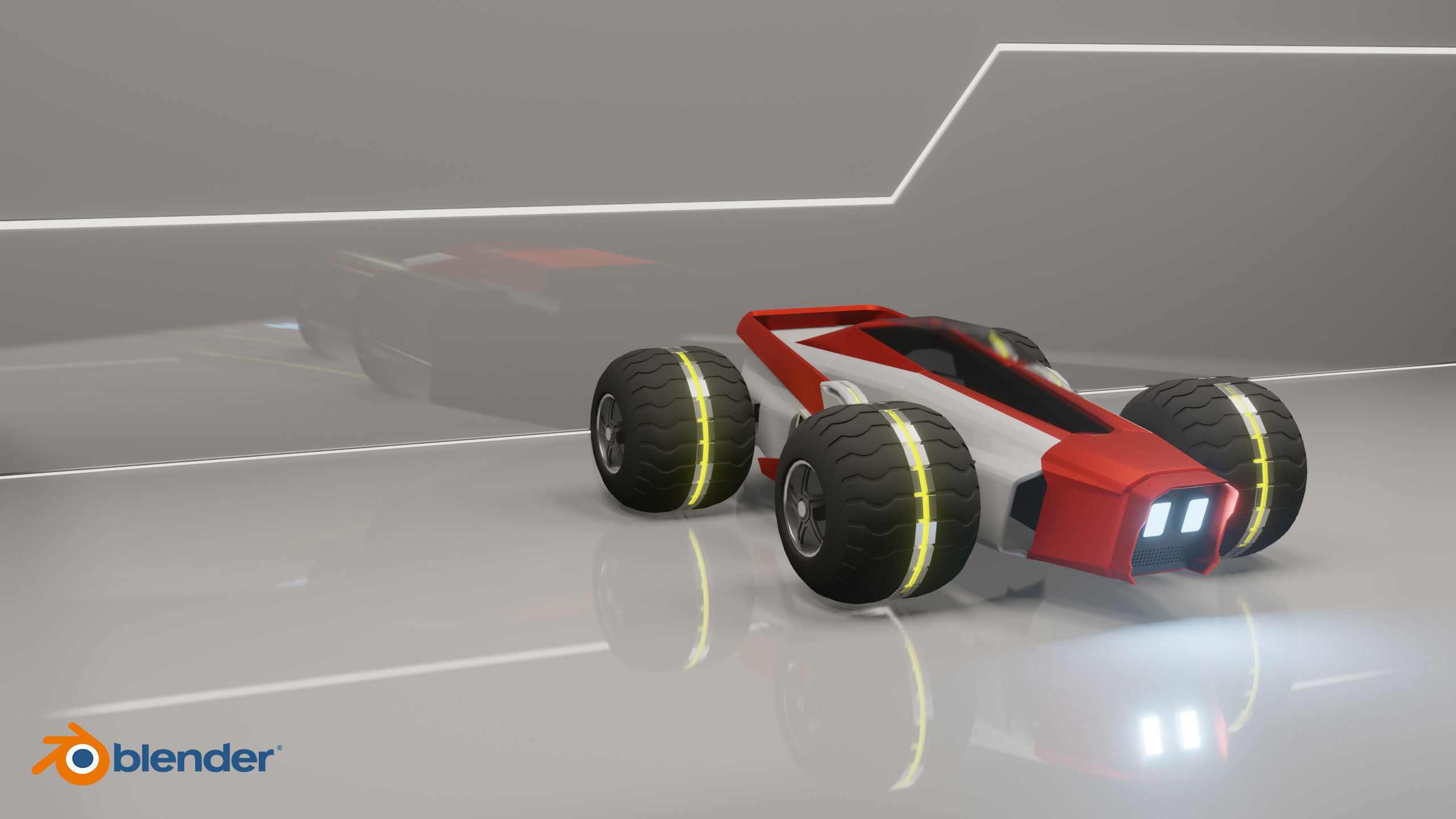 Racing Game Car 3D model | CGTrader