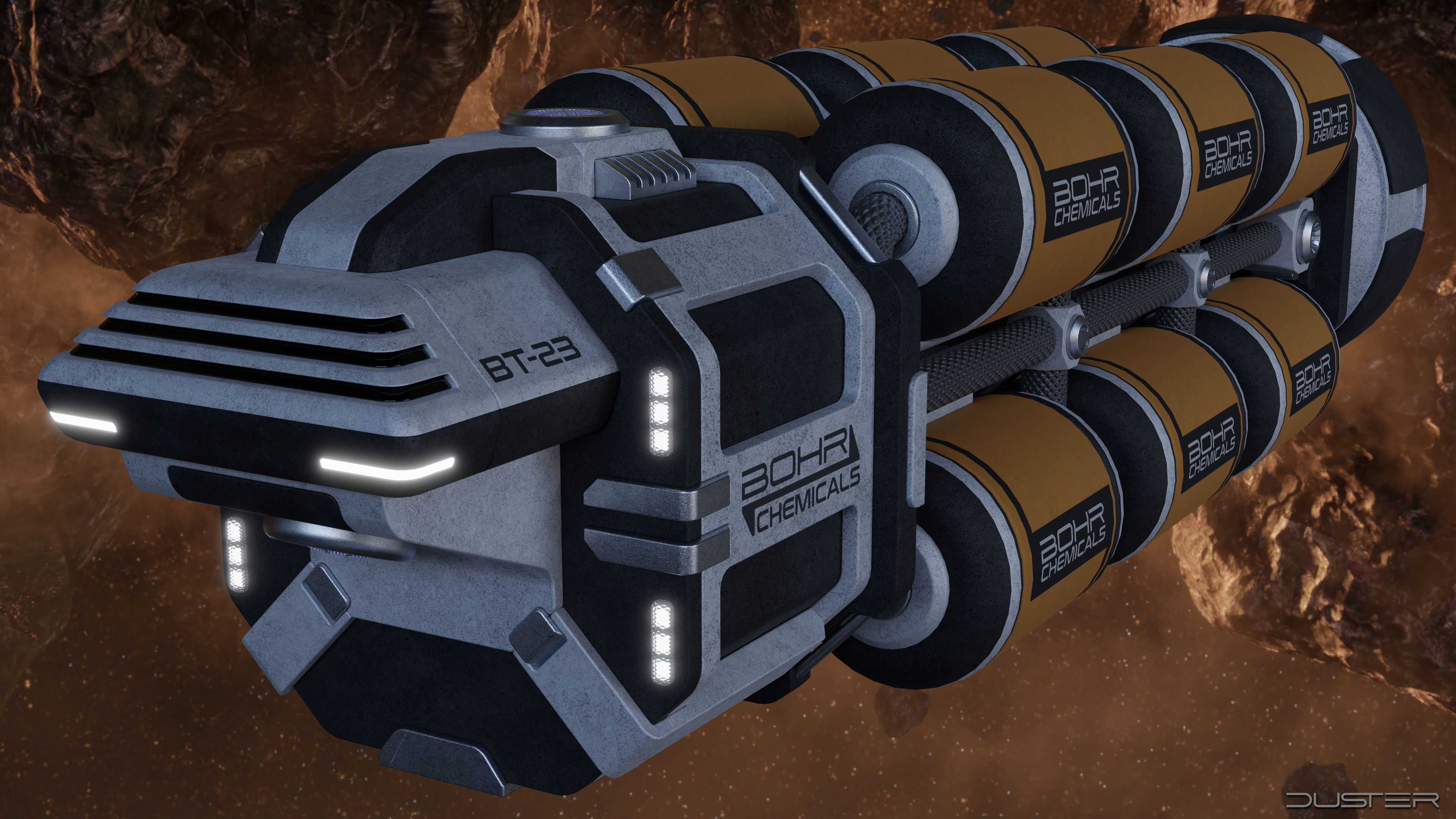 Tanker Sci-Fi Spaceship 3D model | CGTrader